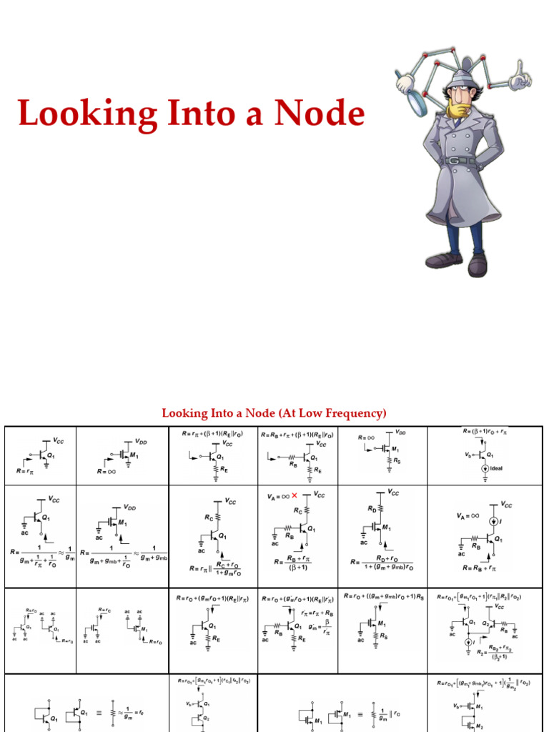 Looking into a Node | PDF | Analog Circuits | Integrated Circuit