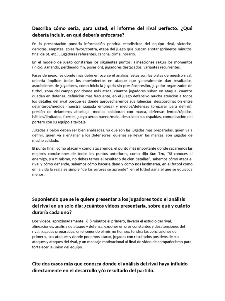 tarea 3 | PDF | Defensor (Asociación de Fútbol) | Asociación de Futbol