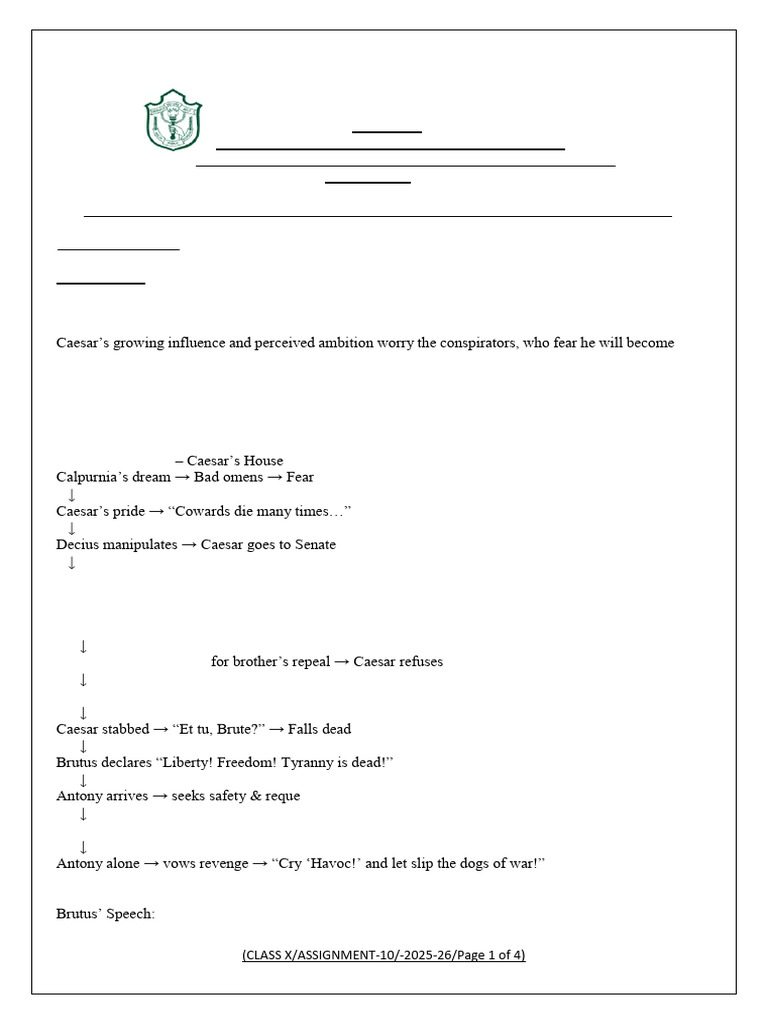 Class 10 Assignment 10 2025-26 | PDF | Magnetic Field | Circle