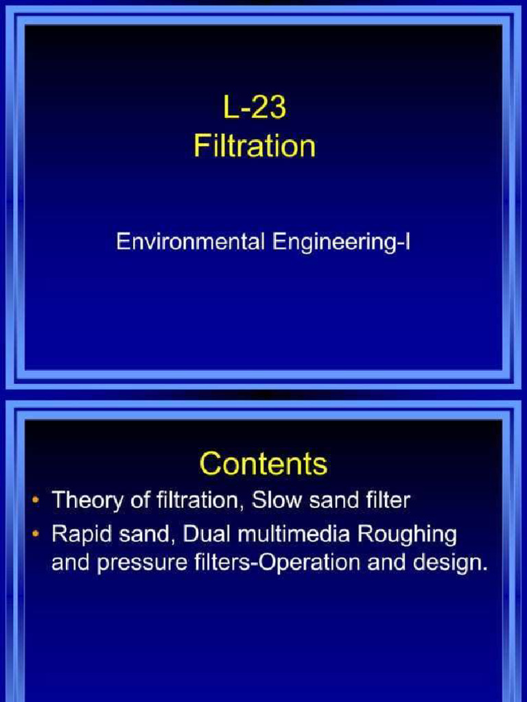 Filteration | PDF