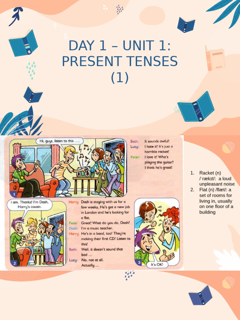 New Grammar Time 5 - Unit 1 - Present Tenses (1) | PDF | Workweek And ...