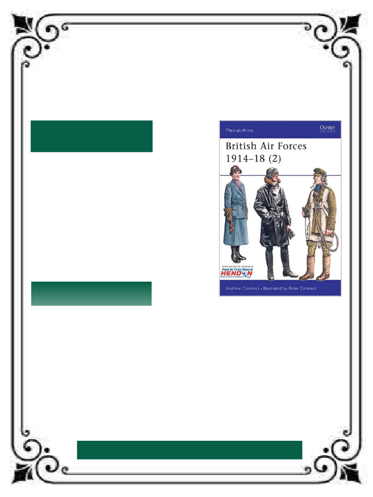 British Air Forces 1914 18 2 Men at Arms First Edition Cormack ebook ...