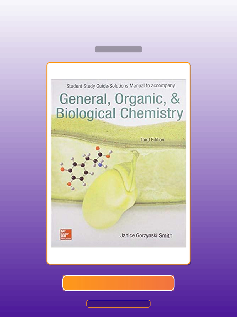 Test Bank for Accompany General Organic Biological Chemistry 3rd ...