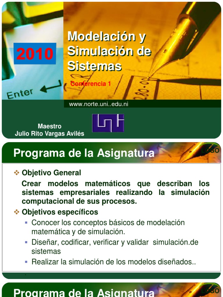 Modelacion y Simulacion de Sistemas1 Rito | PDF | Simulación | Estocástico