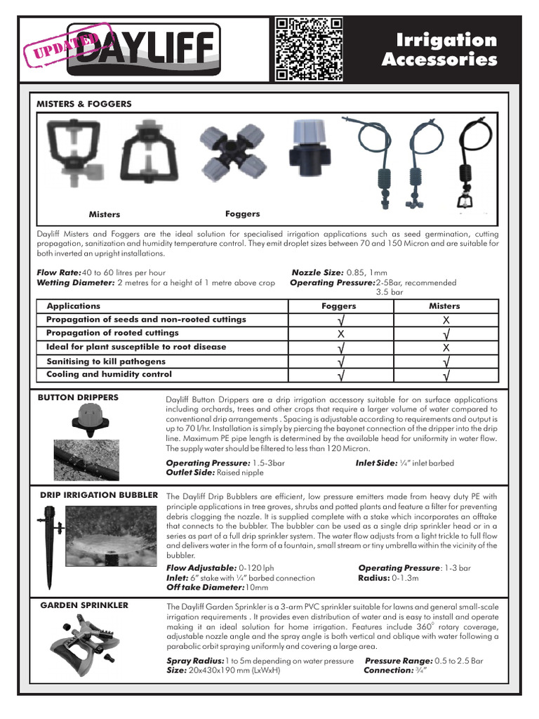 Dayliff Irrigation Solutions Overview | PDF | Irrigation