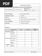 Vial Washing Machine PQ Protocol | PDF | Verification And Validation ...