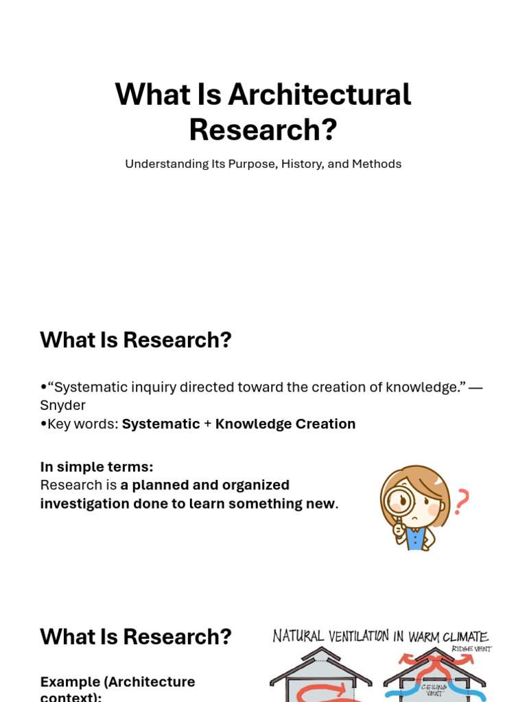 Understanding Architectural Research Methods | PDF | System | Design