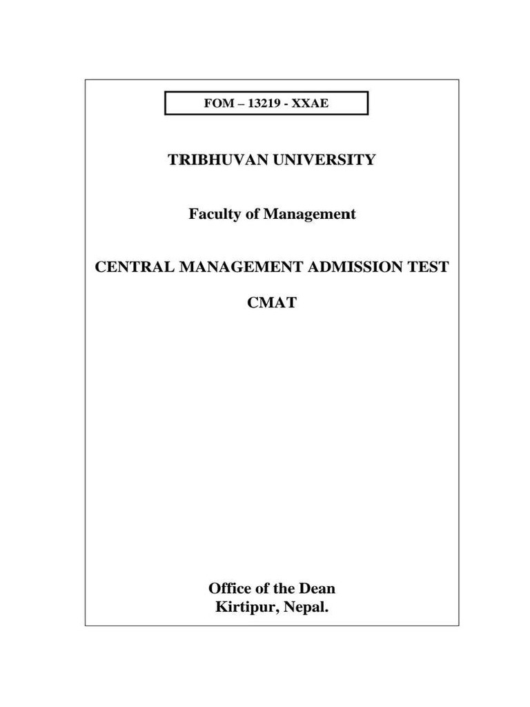 Tu Cmat | PDF