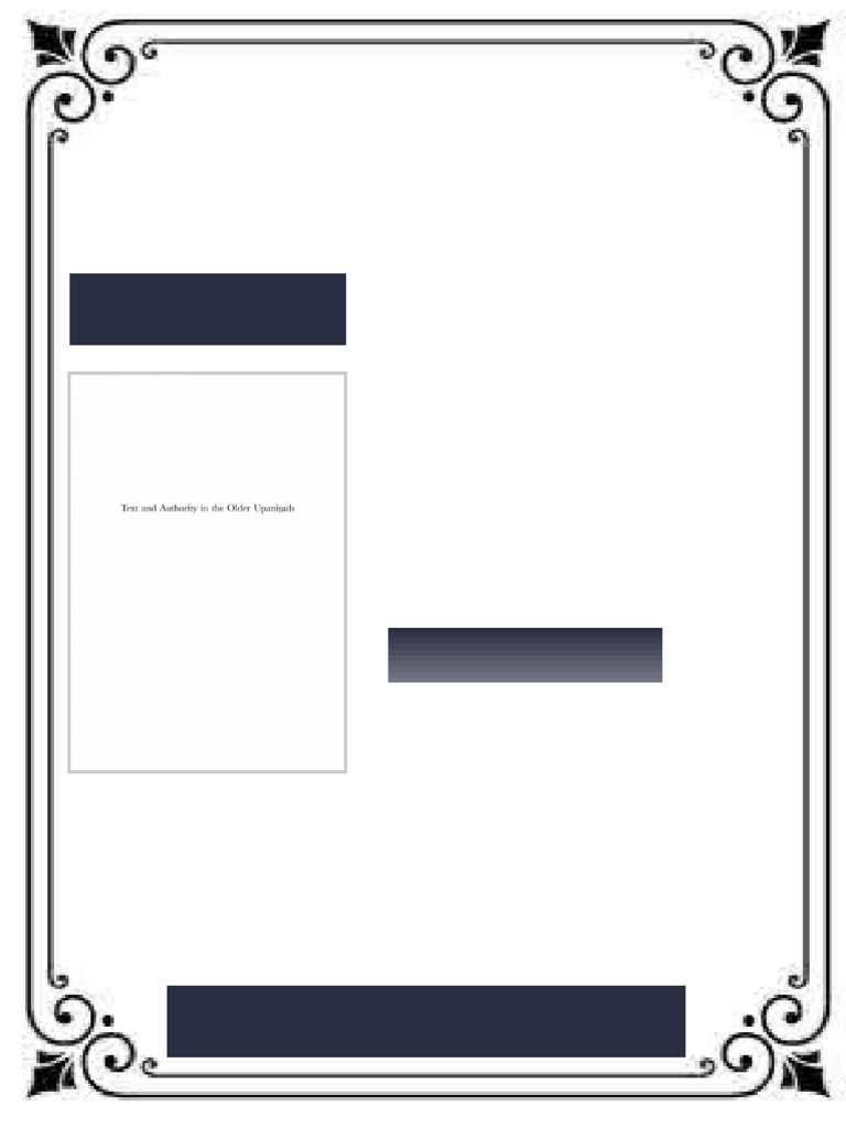 Text and Authority in the Older Upaniṣads 1st Edition Signe Cohen ebook ...