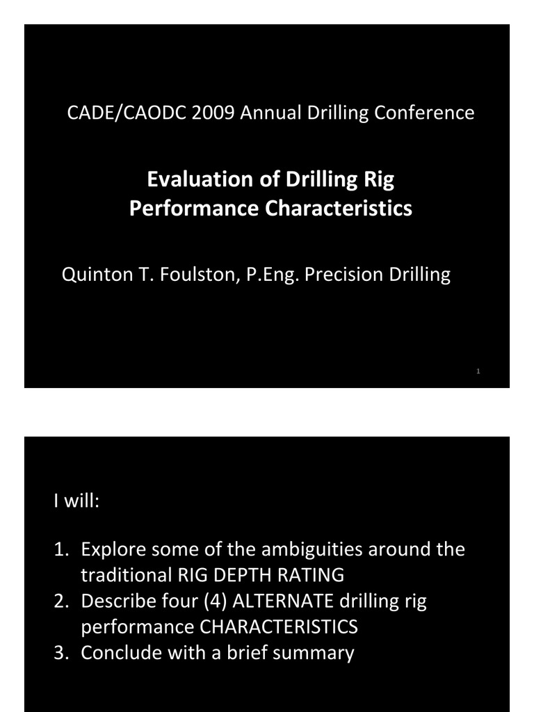 Evaluation of Drilling Rig Selection | PDF | Drilling Rig | Geometry