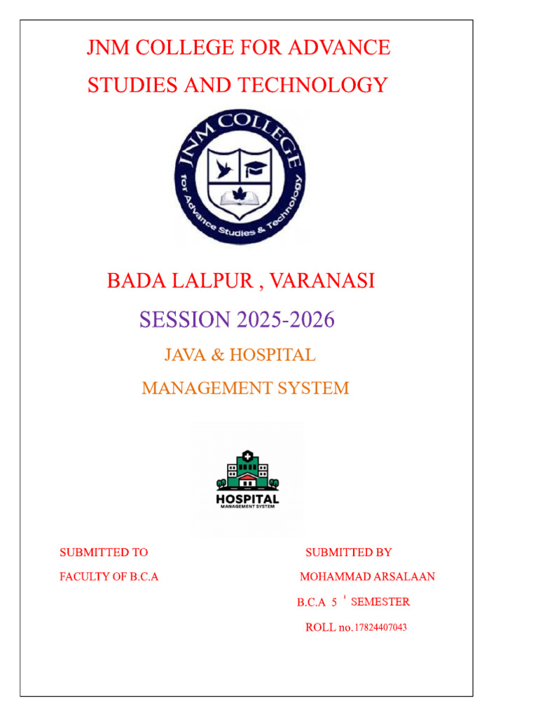 Hospital Management BCA 5TH SEMESTER | PDF | Relational Database ...