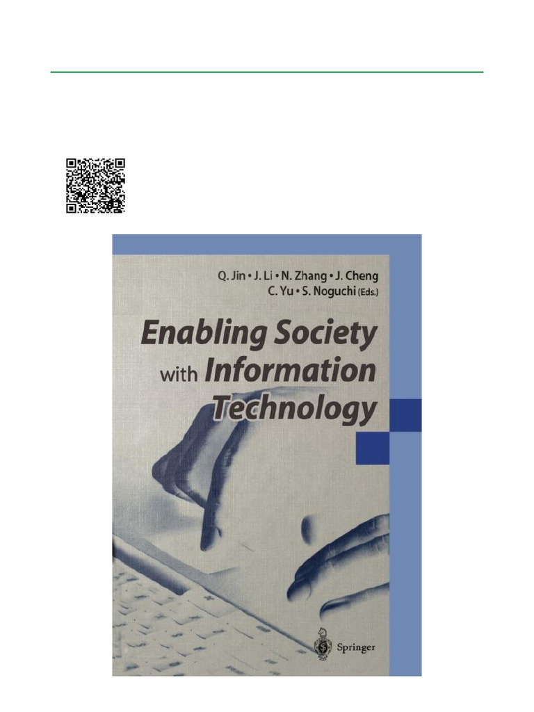 Enabling Society with Information Technology, 1st Edition ISBN ...