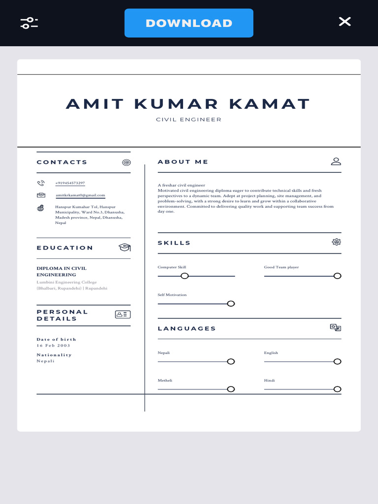 CV Tools Pro - Create a Professional CV in Minutes | PDF