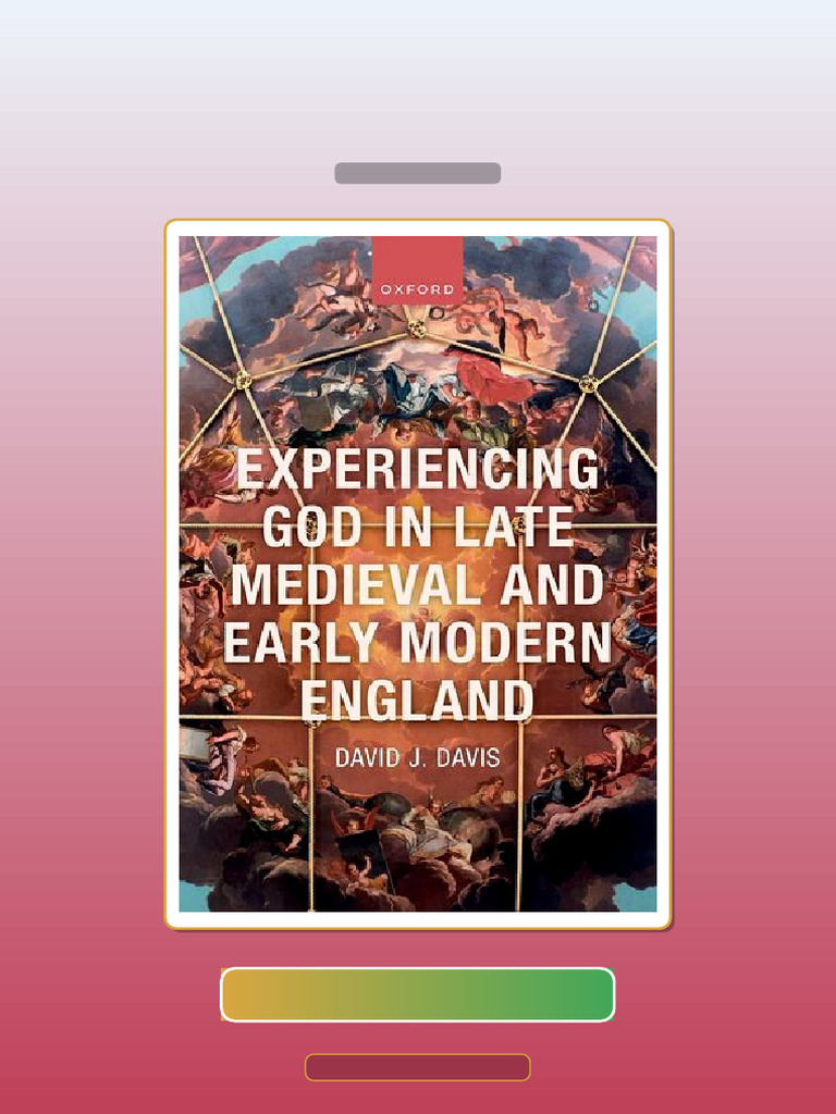Test Bank for Experiencing God in Late Medieval and Early Modern ...