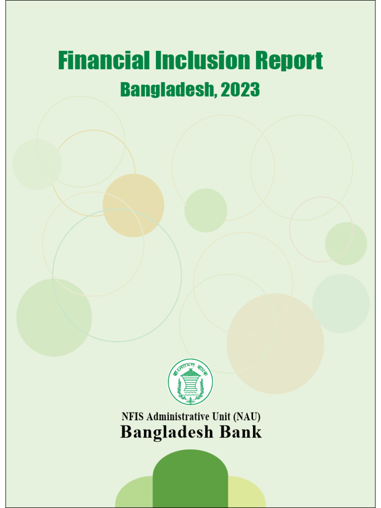 Bangladesh Financial Inclusion Report 2023 | PDF | Financial Inclusion ...