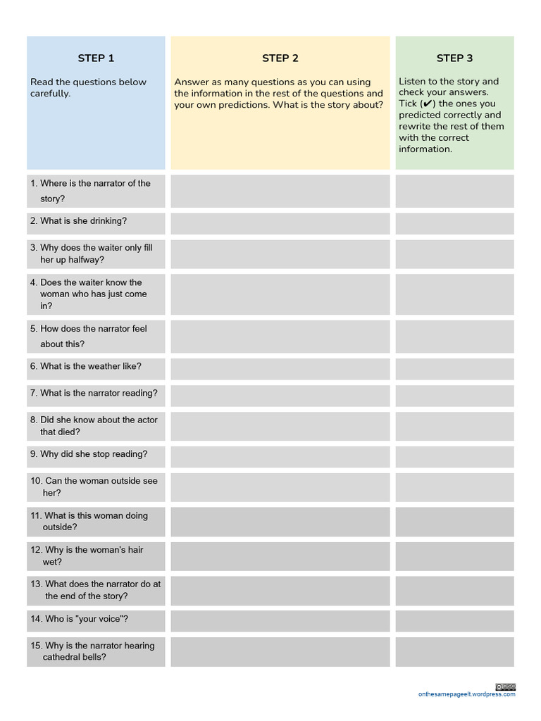 Tom's Dinner Song Activity | PDF