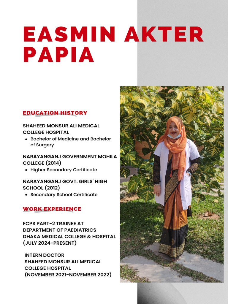 BioData Easmin (1) | PDF