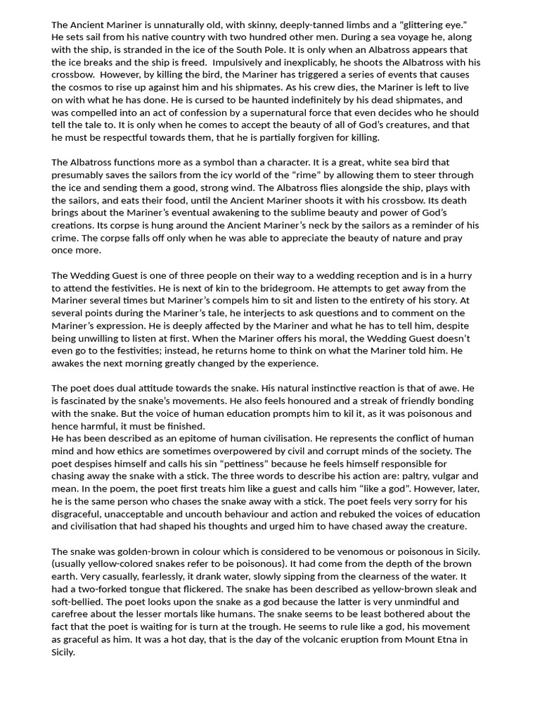 character sketches | PDF