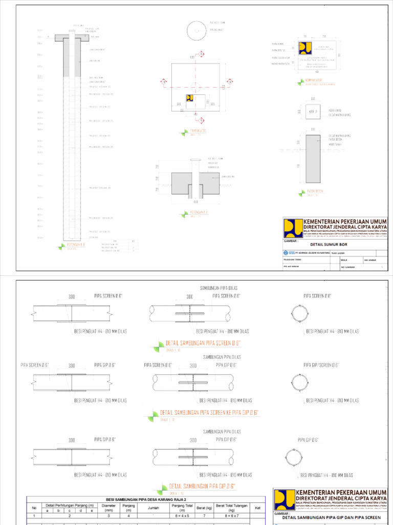 Detail Sumur Bor | PDF