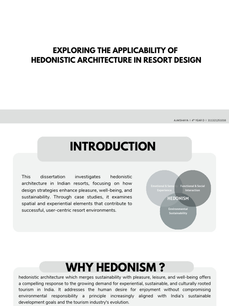 APPLICABILITY OF HEDONISTIC ARCHITECTURE | PDF | Hedonism | Well Being