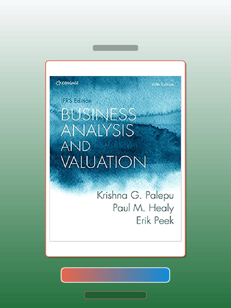 Test Bank for Business Analysis and Valuation IFRS Edition Edition 5th ...