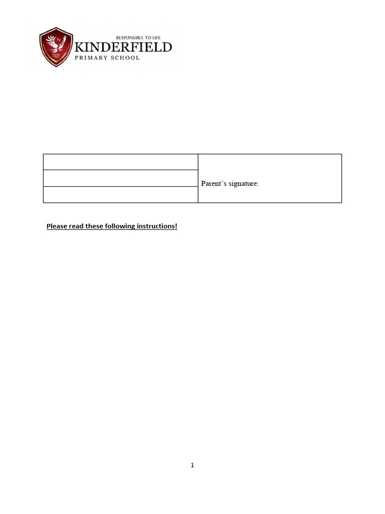 Evaluation Test Primary 3 - Written Test | PDF