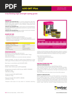 Weberep 331 TX Repair Mortar Data Sheet | PDF | Concrete | Building ...