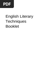 AP Lit Literary Devices Overview | PDF | Poetry | Narration