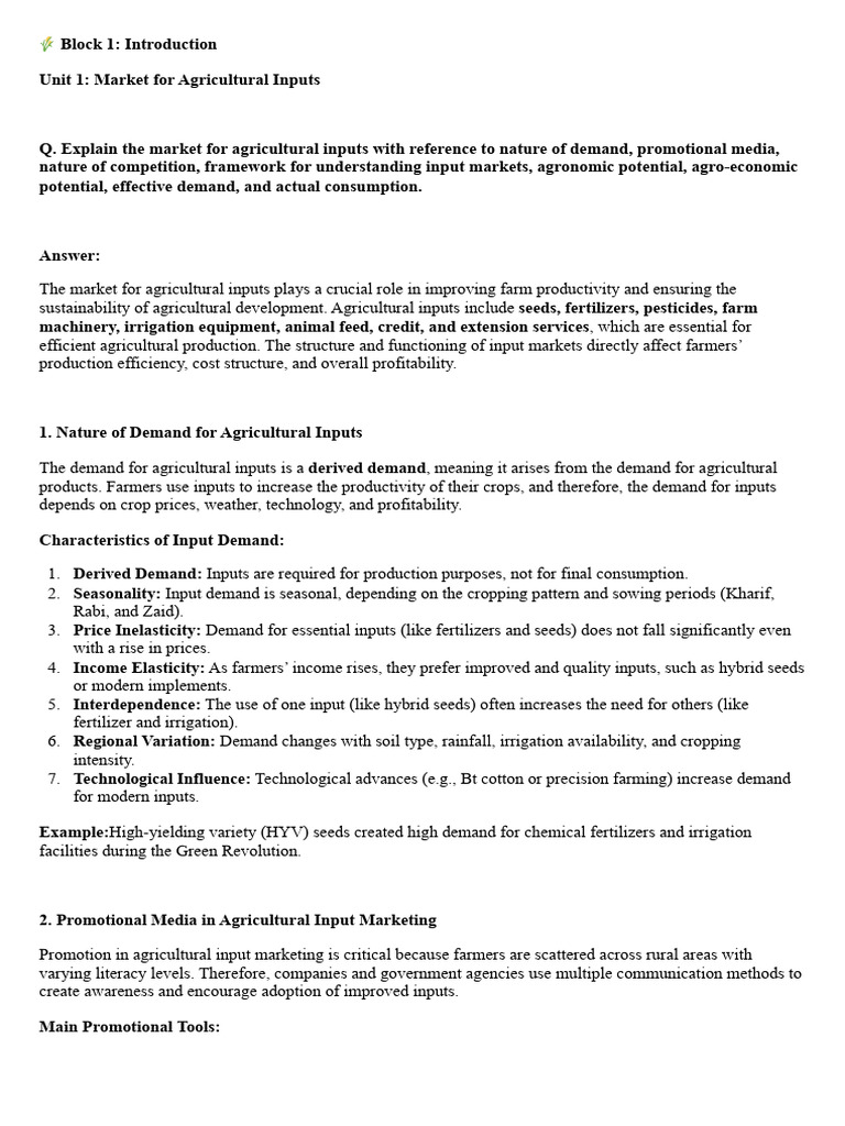 ABM 519 by Anurag.docx_20251103_220923_0000 | PDF | Agriculture | Demand
