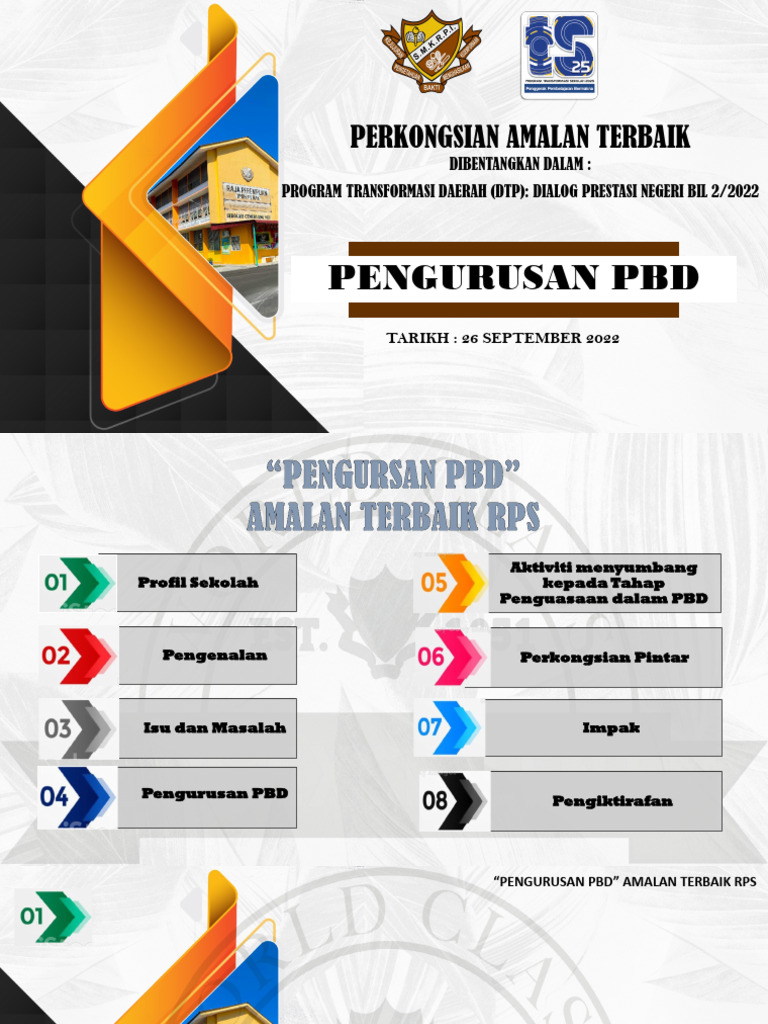 Amalan Pengurusan Pbd 26 September 2022.Pptx Edit (2)30.09 | PDF