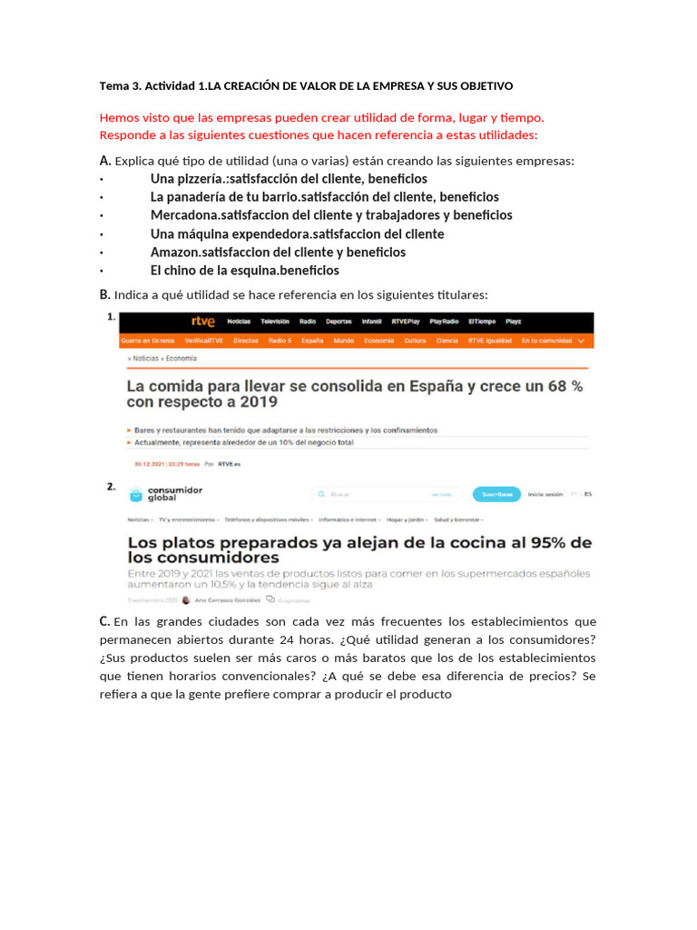 Tema 3 Actividad 1 | PDF