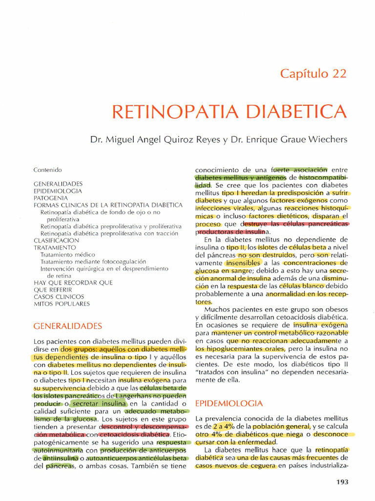 Graue Capítulo 22 retinopatia diabetica (1) | PDF