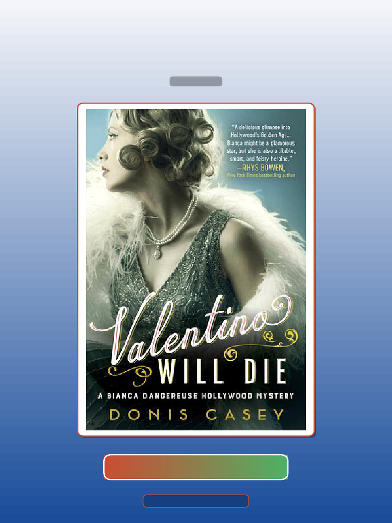 Test Bank for Valentino Will Die 1st Edition | PDF | Multiple Choice