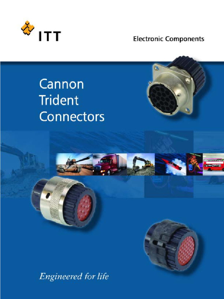 ITT Cannon Trident Connectors | PDF | Electrical Connector | Electrical ...