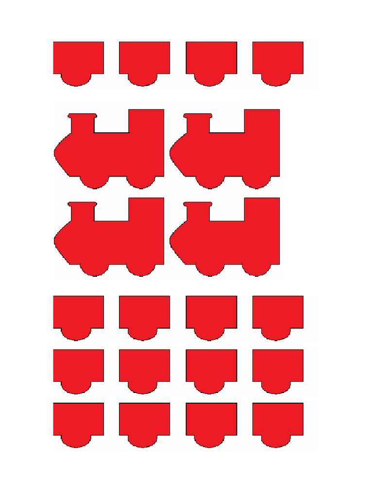 Trenecitos sílabas | PDF