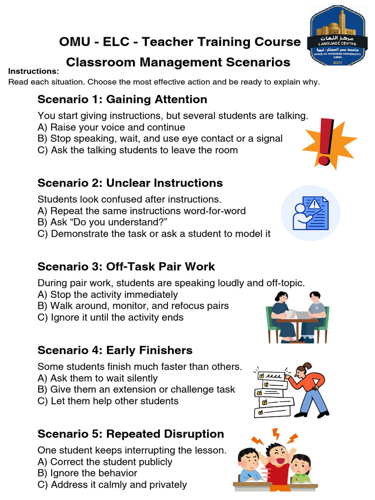 Effective Classroom Management Strategies | PDF | Classroom Management ...
