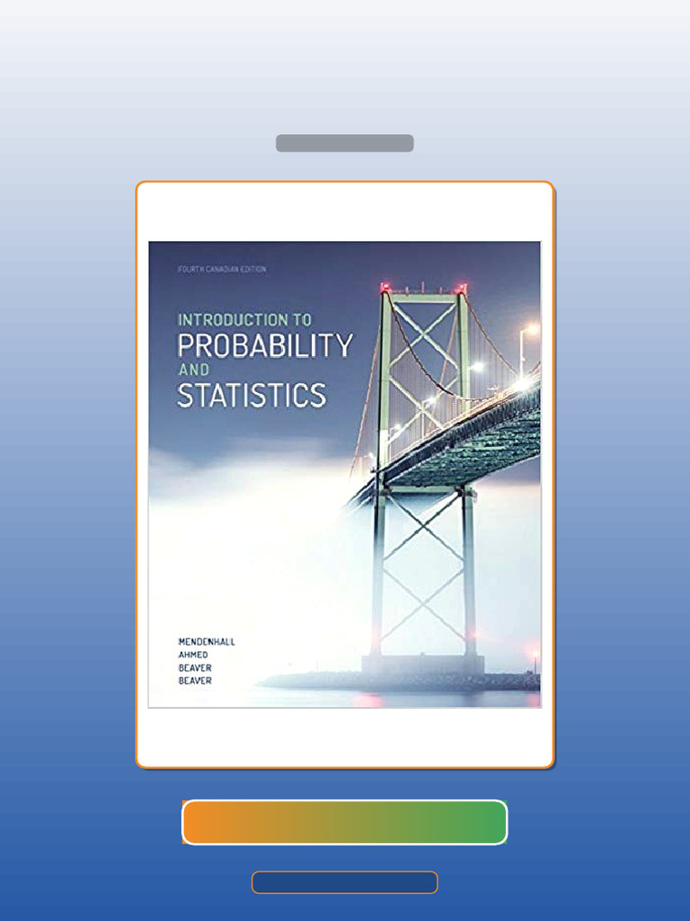 Test Bank for Introduction to Probability and Statistics 4e by William ...