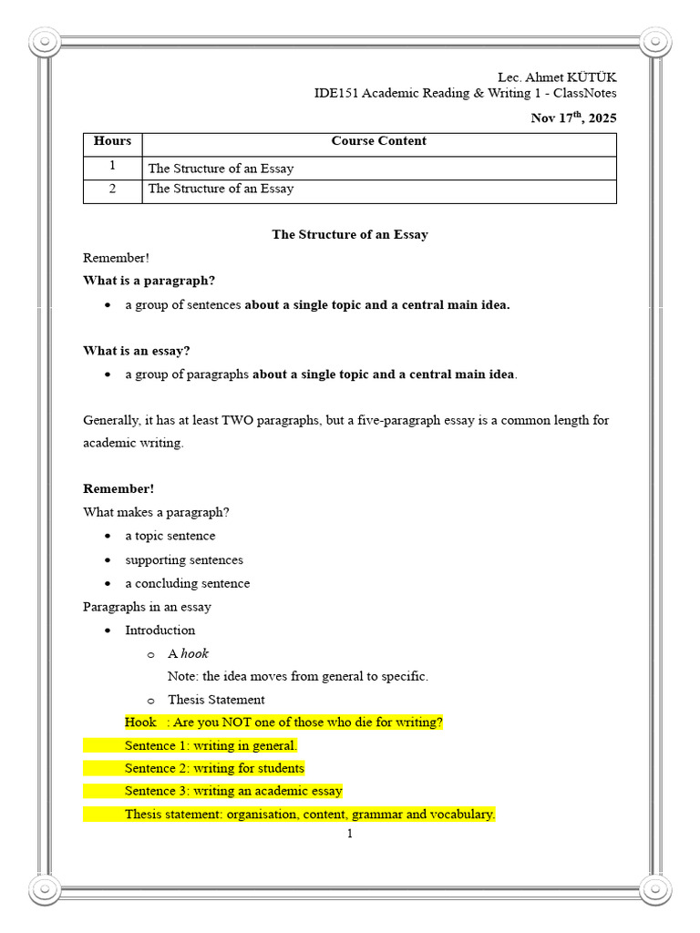 17112025 IDE151 ClassNotes | PDF