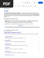 WHO Organizational Structure Overview | PDF | World Health Organization ...