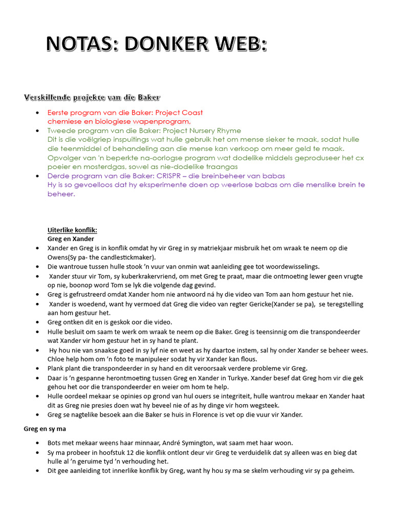 Donker Web Notas | PDF