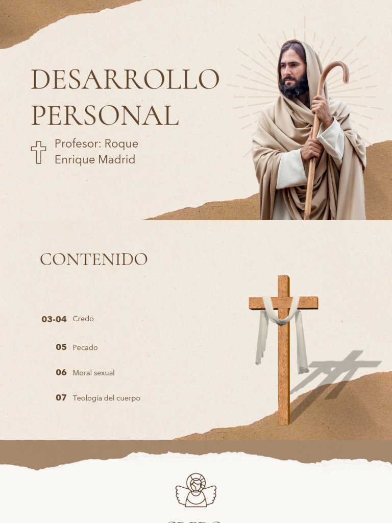 Presentación Vida de Jesucristo Collage Beige.pdf | PDF | Pecado | Trinidad