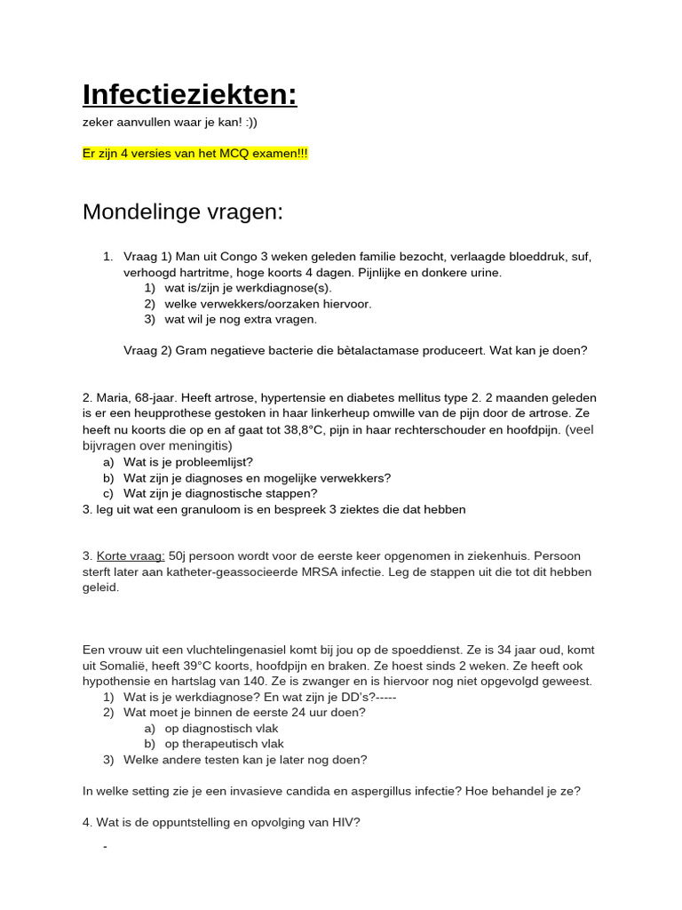 Infectieziekten | PDF