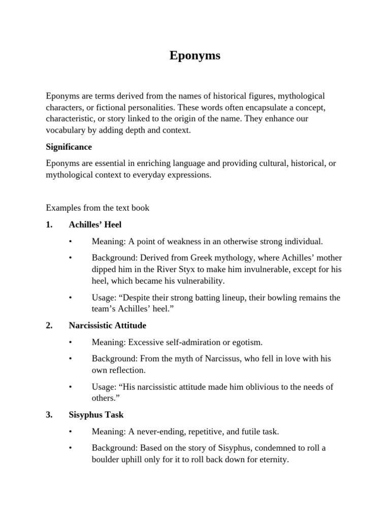 eponyms | PDF | Niccolò Machiavelli