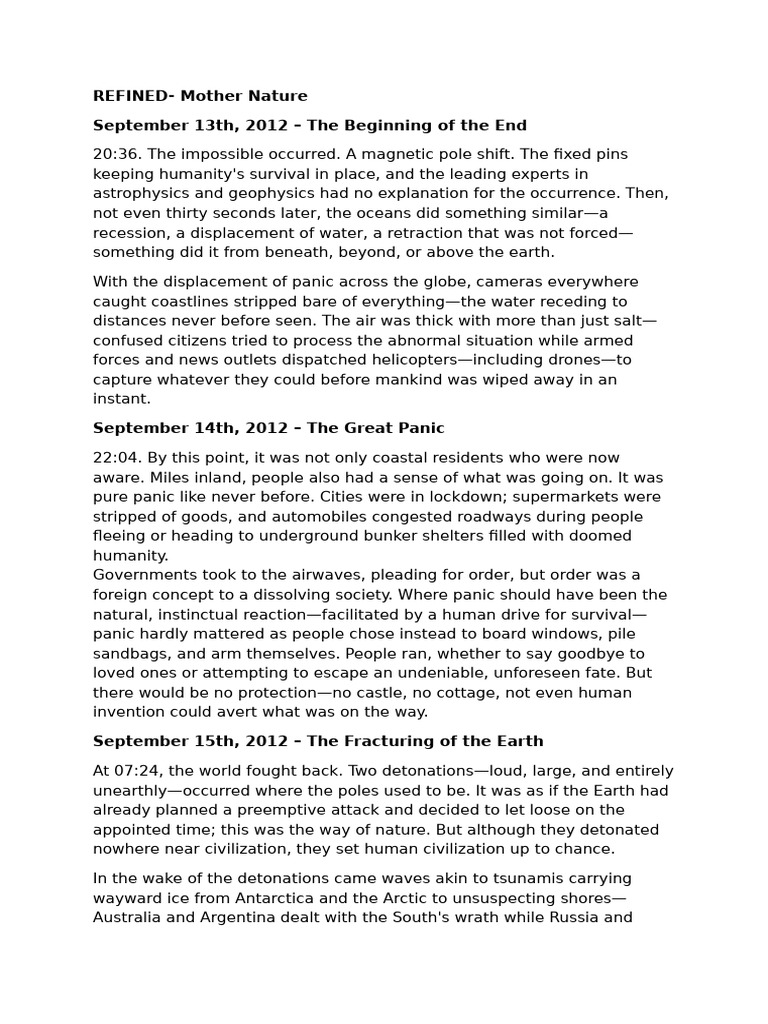 Mother Nature REFINED | PDF