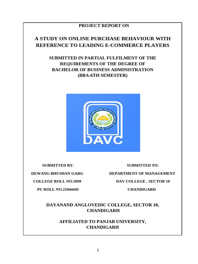 21044445…Dewang Copy | PDF | Online Shopping | E Commerce