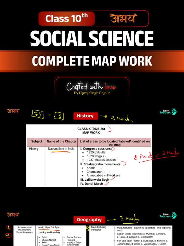 Map work sst | PDF