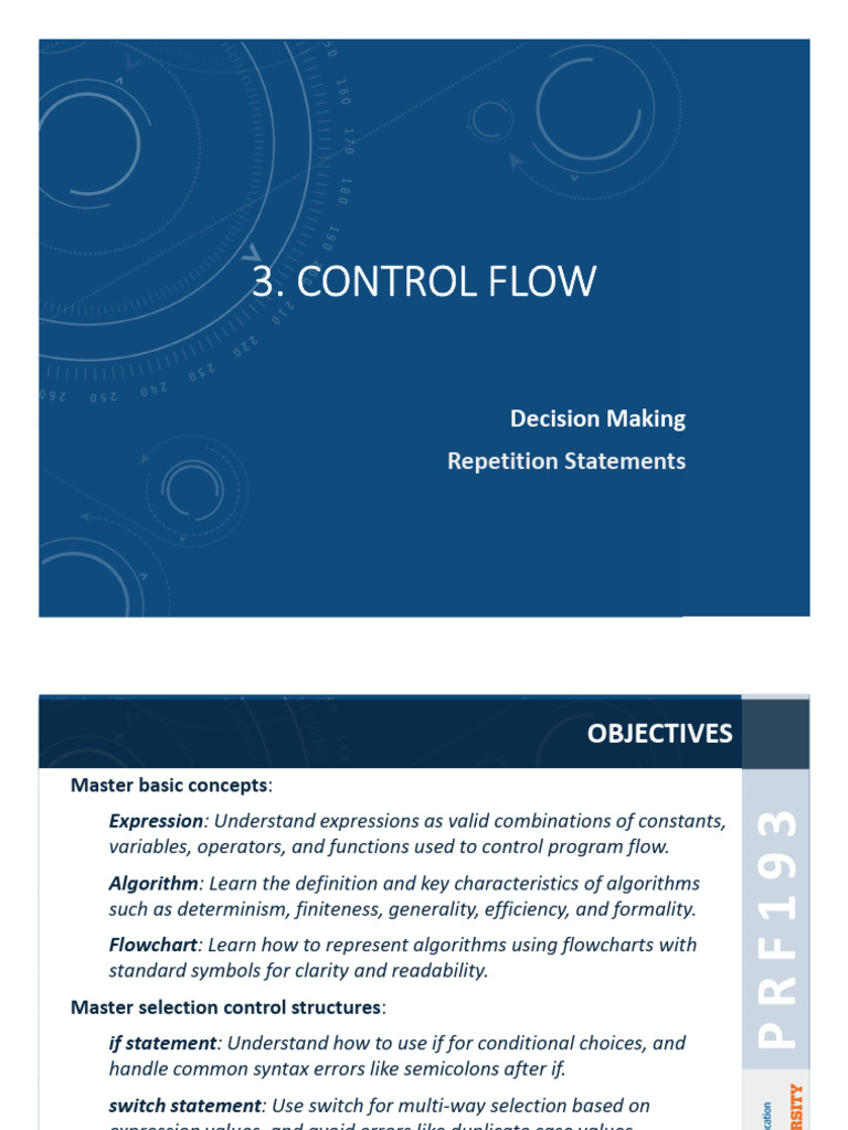 3 | PDF | Algorithms | Control Flow