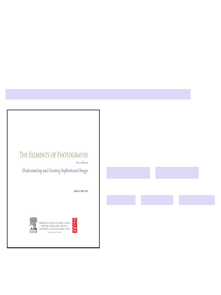(Ebook) The Elements of Photography: Understanding and Creating ...