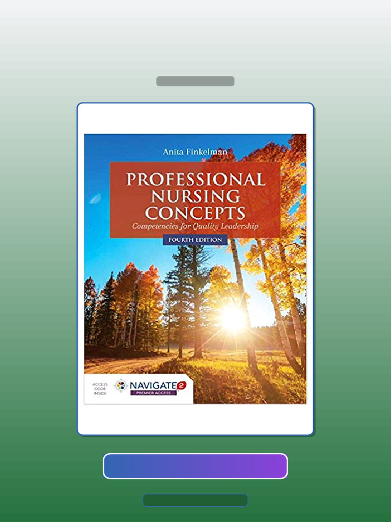 Test Bank for Professional Nursing Concepts Competencies for Quality ...