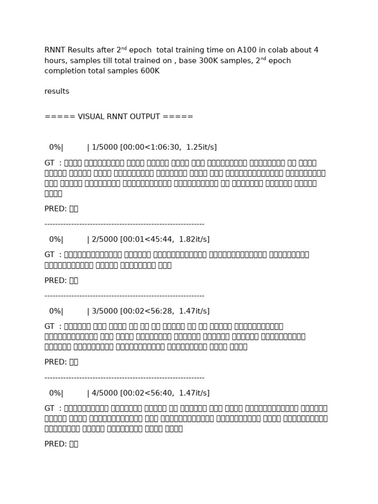 real ai model training reports | PDF